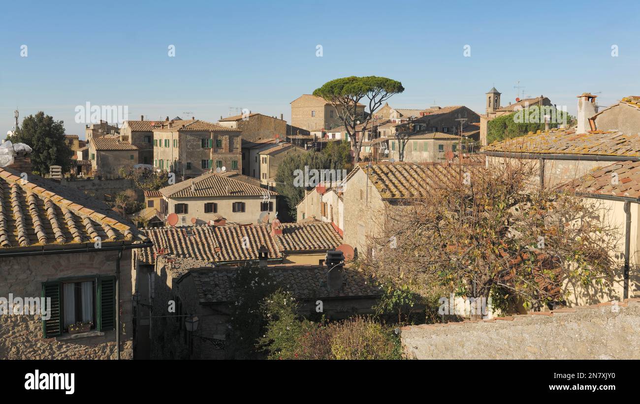 The Tuscan village of Volterra, Italy Stock Photo - Alamy