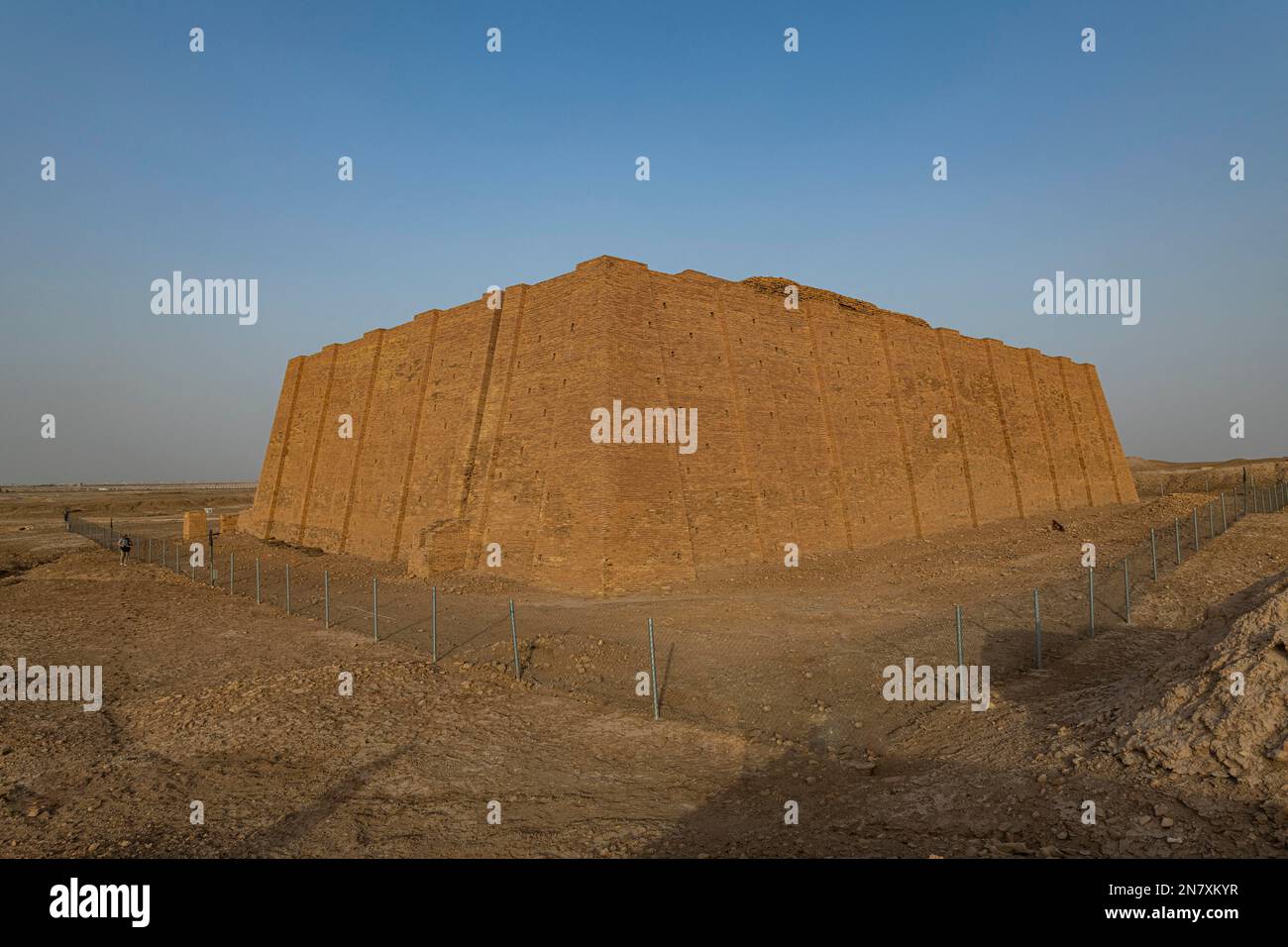 Ziggurat, ancient city of Ur, Ahwar of southern Iraq, Unesco site, Iraq ...
