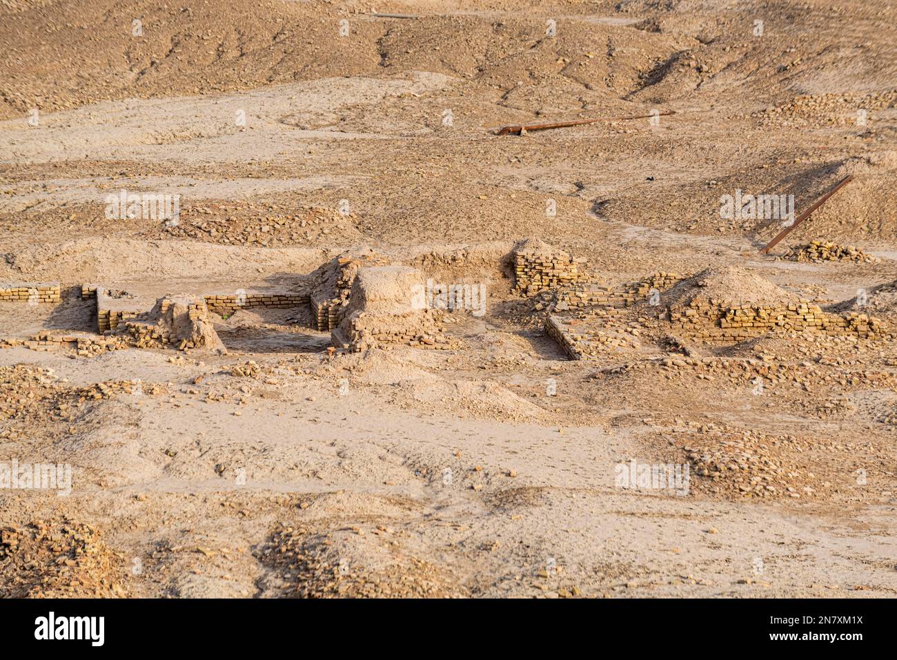 Overlook over the ancient city of Ur, Ahwar of southern Iraq, Unesco ...