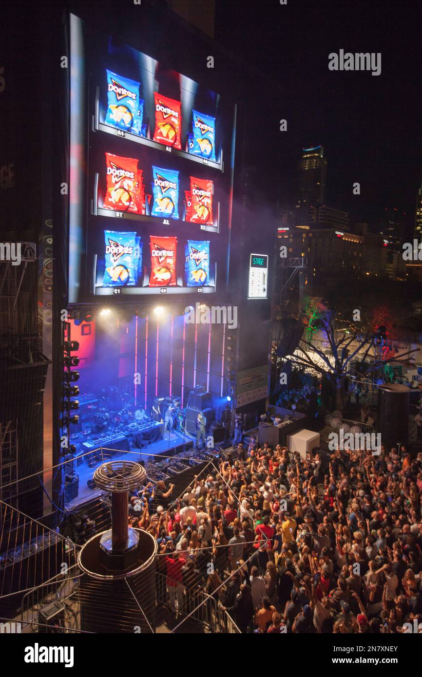 Fans participate in an interactive concert experience at the sixty-two ...