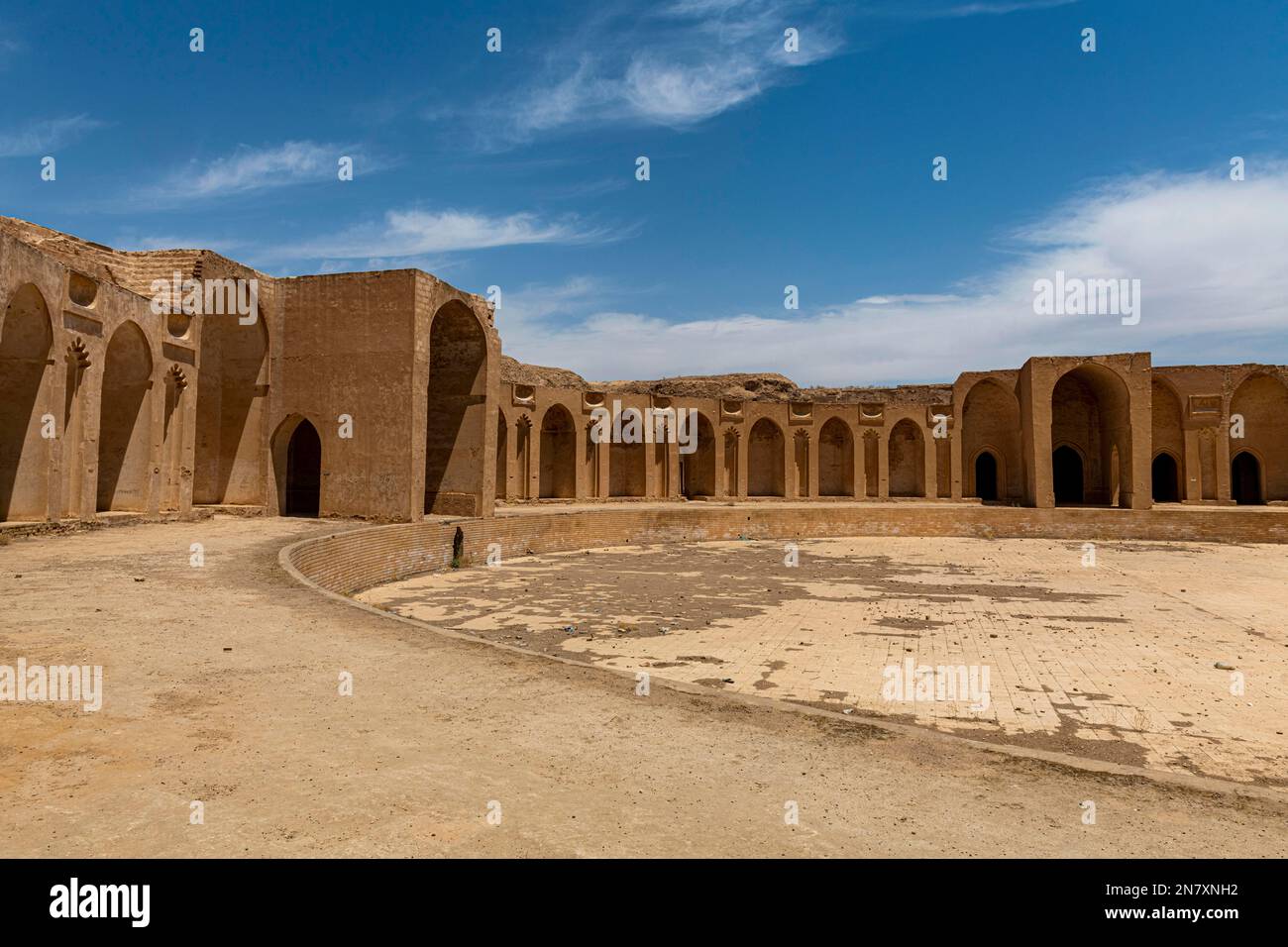 Calipha palace, Unesco site, Samarra, Iraq Stock Photo - Alamy
