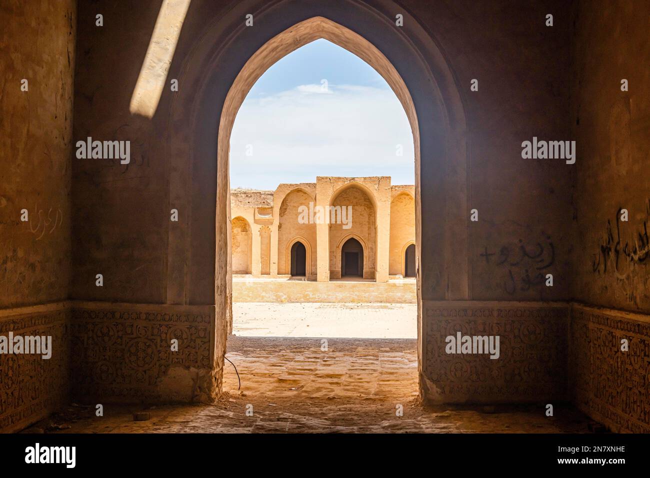 Calipha palace, Unesco site, Samarra, Iraq Stock Photo - Alamy