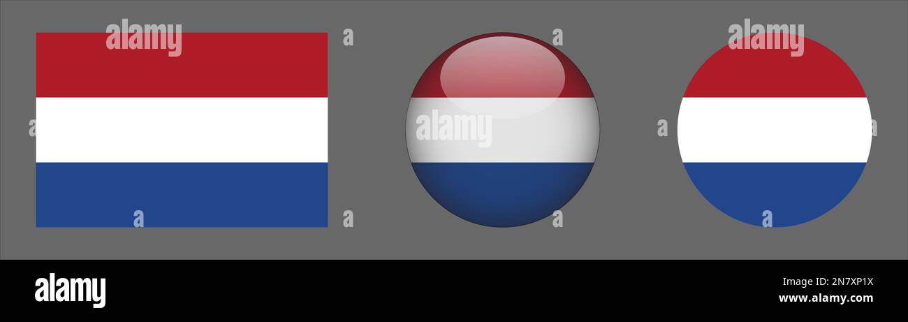 Netherlands Flag set collection Vector Stock Vector Image & Art - Alamy