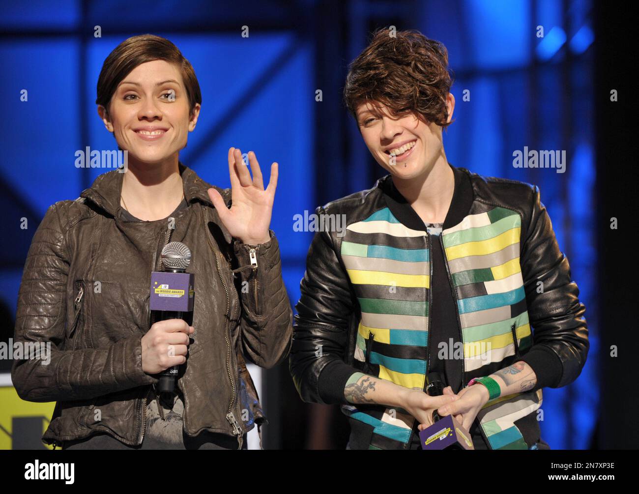 IMAGE DISTRIBUTED FOR MTV - Hosts Sarah Quin, left, and Tegan Quin, of ...