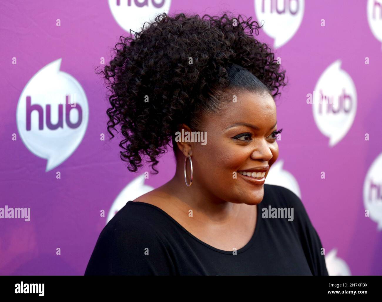 Actress Yvette Nicole Brown arrives at The Hub's "Transformers Prime ...