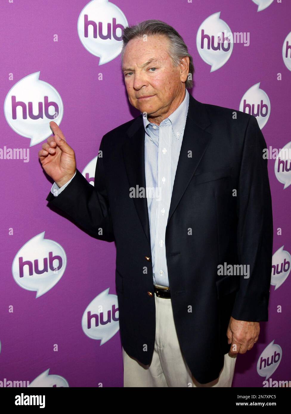 Actor Frank Welker, the voice of Megatron, arrives at The Hub's ...