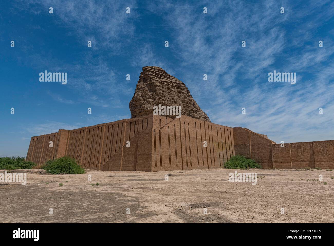 Ziggurat of Dur-Kurigalzu, Iraq Stock Photo - Alamy