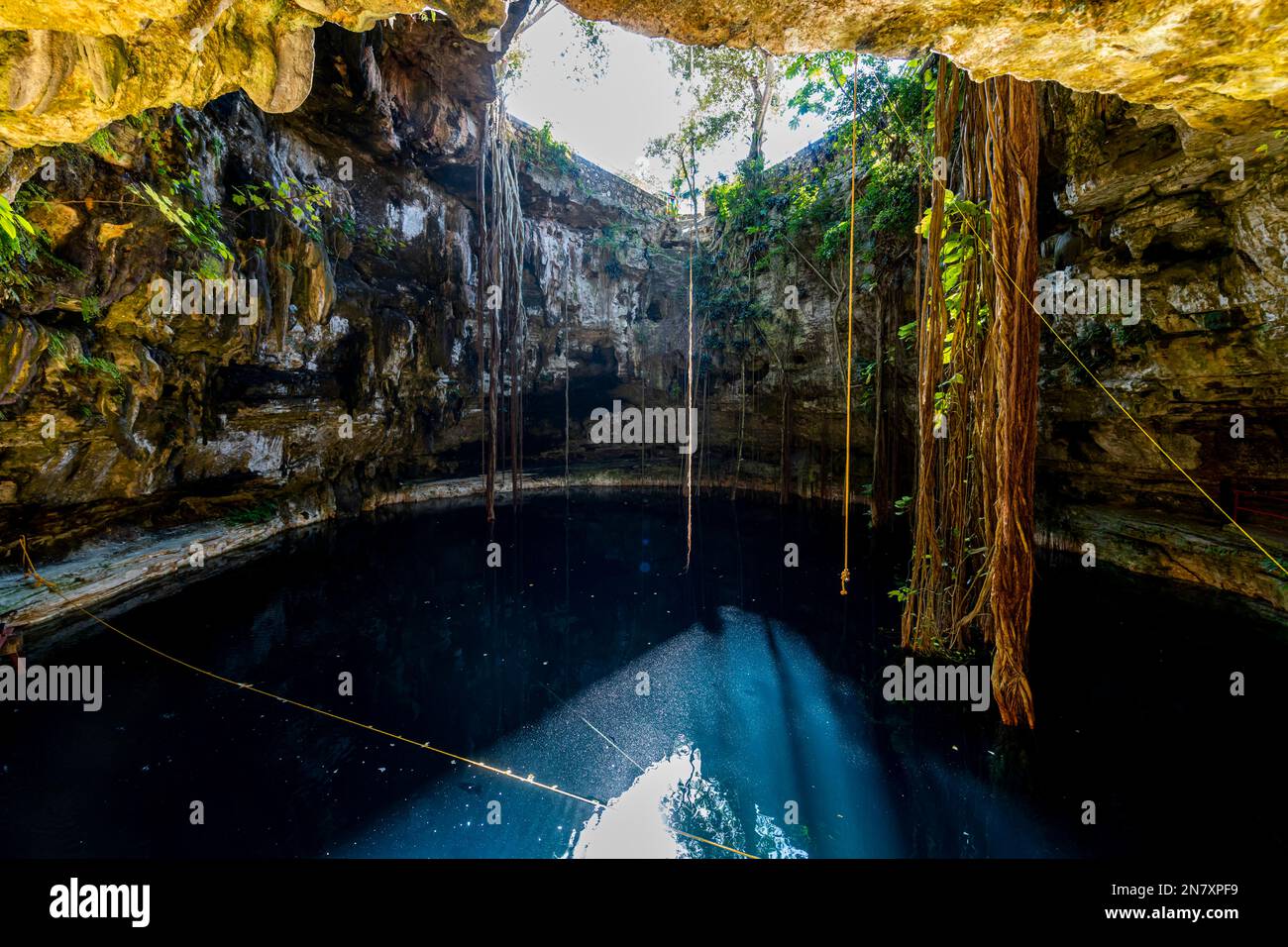 Cenote Oxman, Valladolid, Yucatan, Mexico Stock Photo - Alamy