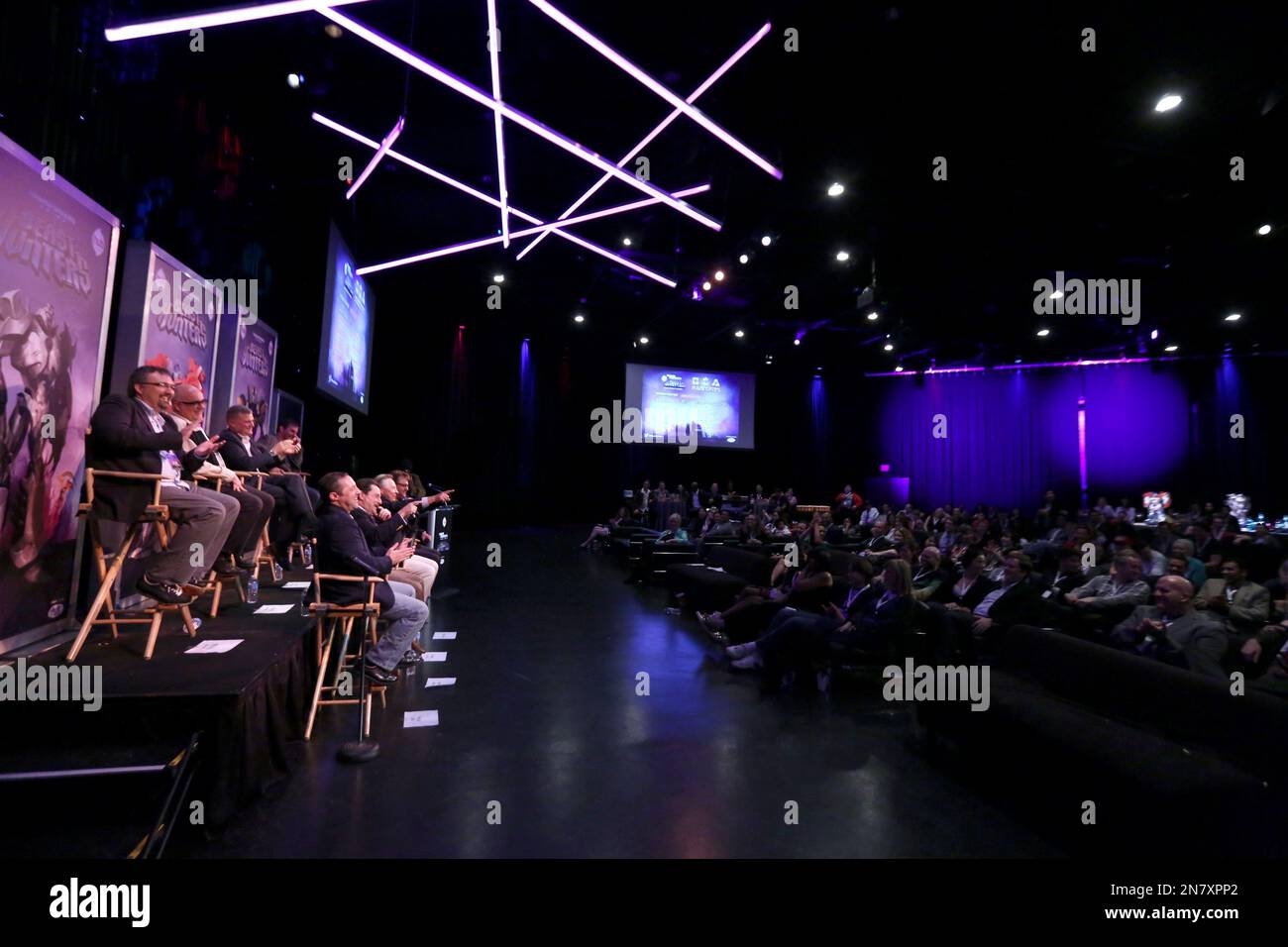 IMAGE DISTRIBUTED FOR THE HUB - Panelists speak at The Hub's ...