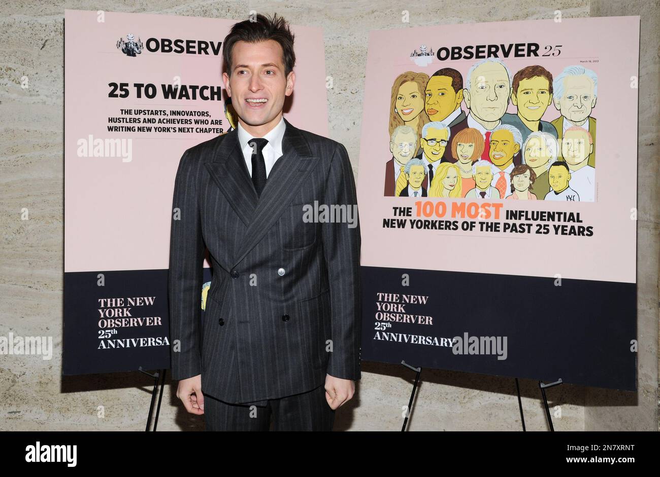Singer Peter Cincotti attends The New York Observer's 25th anniversary ...