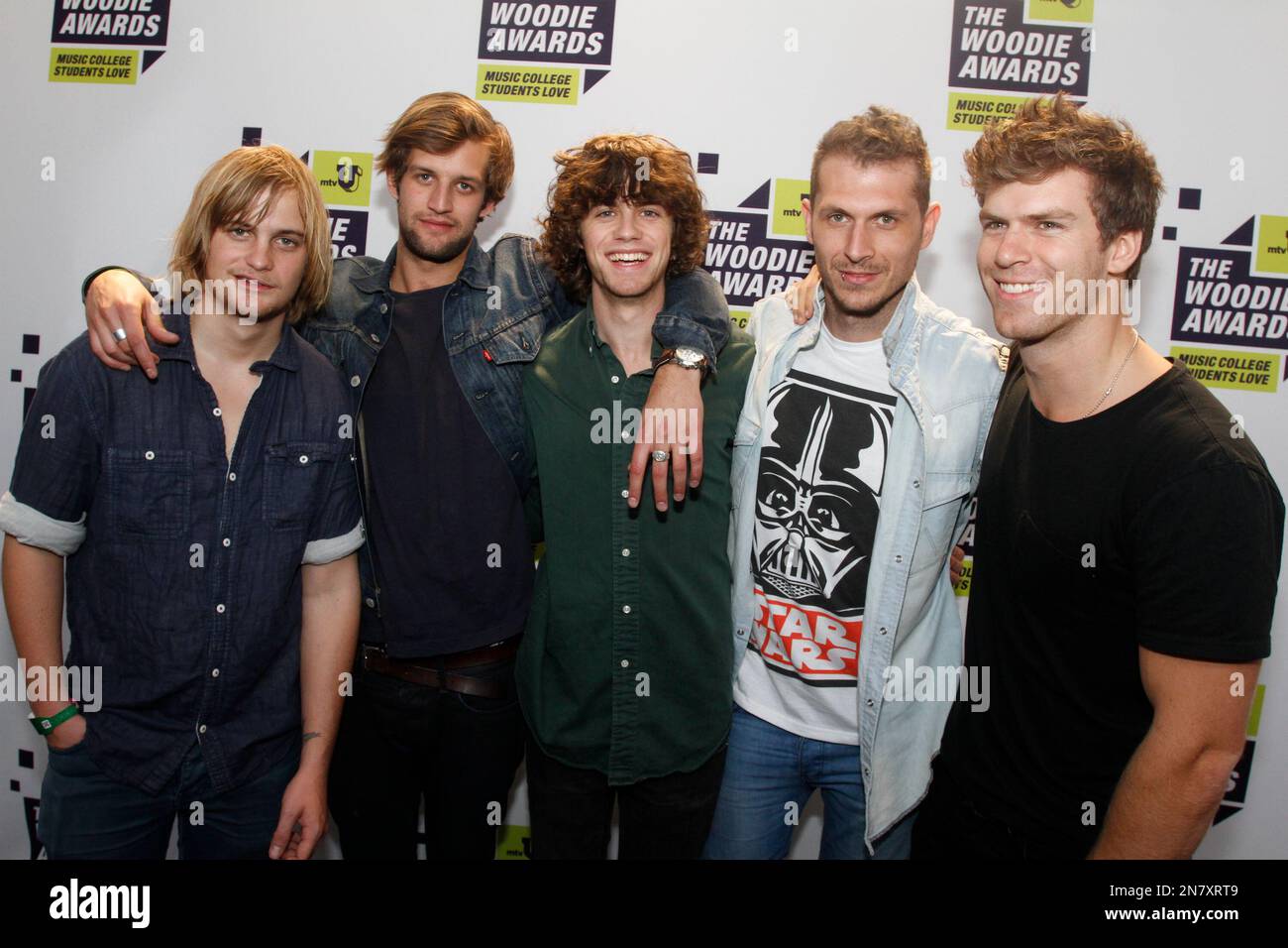 The Rubens pose backstage at the mtvU Woodie Awards on Thursday, March ...