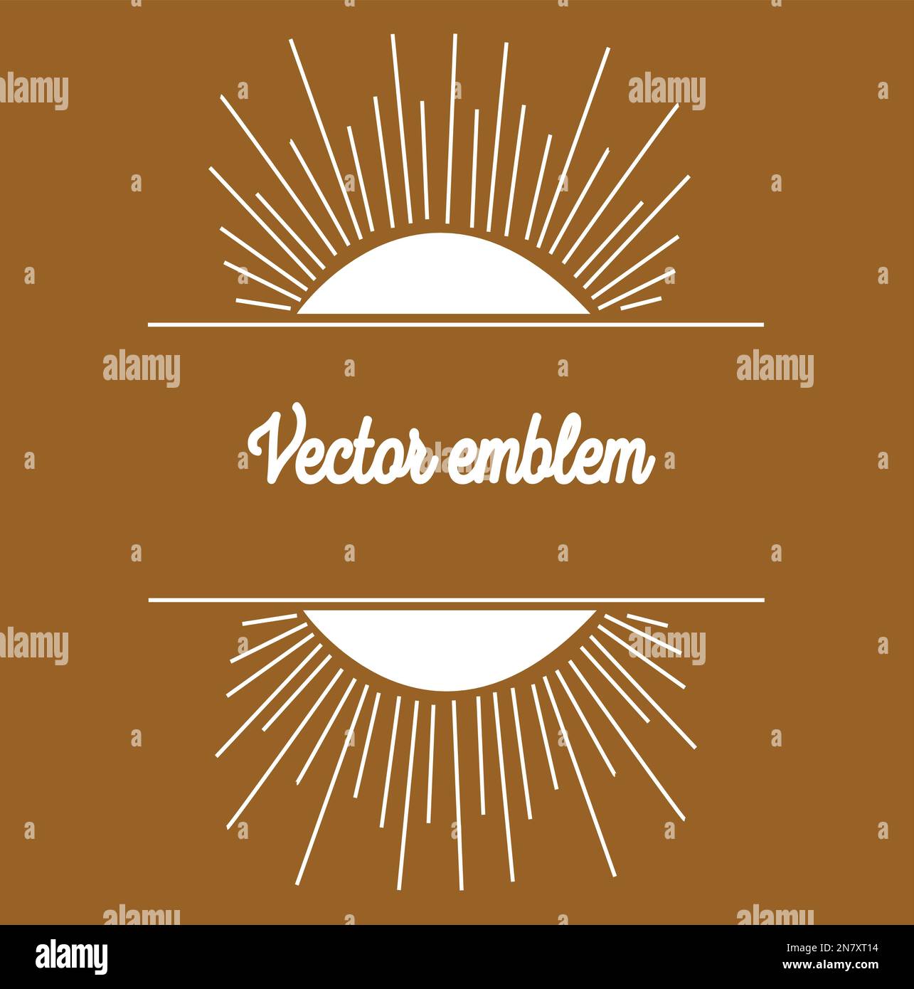 a Vector boho icon and symbols - sun logo design templates - abstract ...
