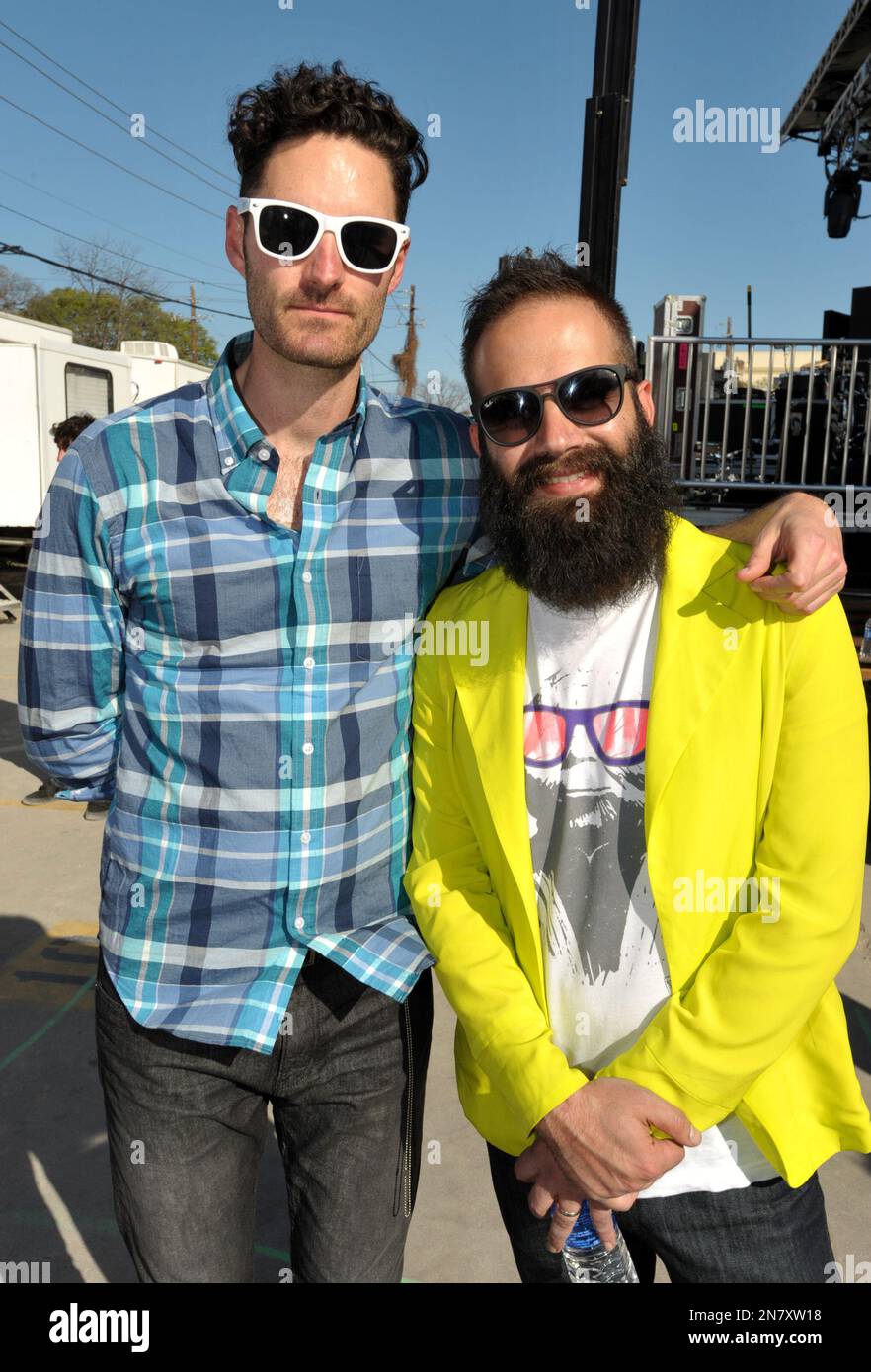 Ryan Merchant, left, and Sebu Simonian, of musical group Capital Cities ...