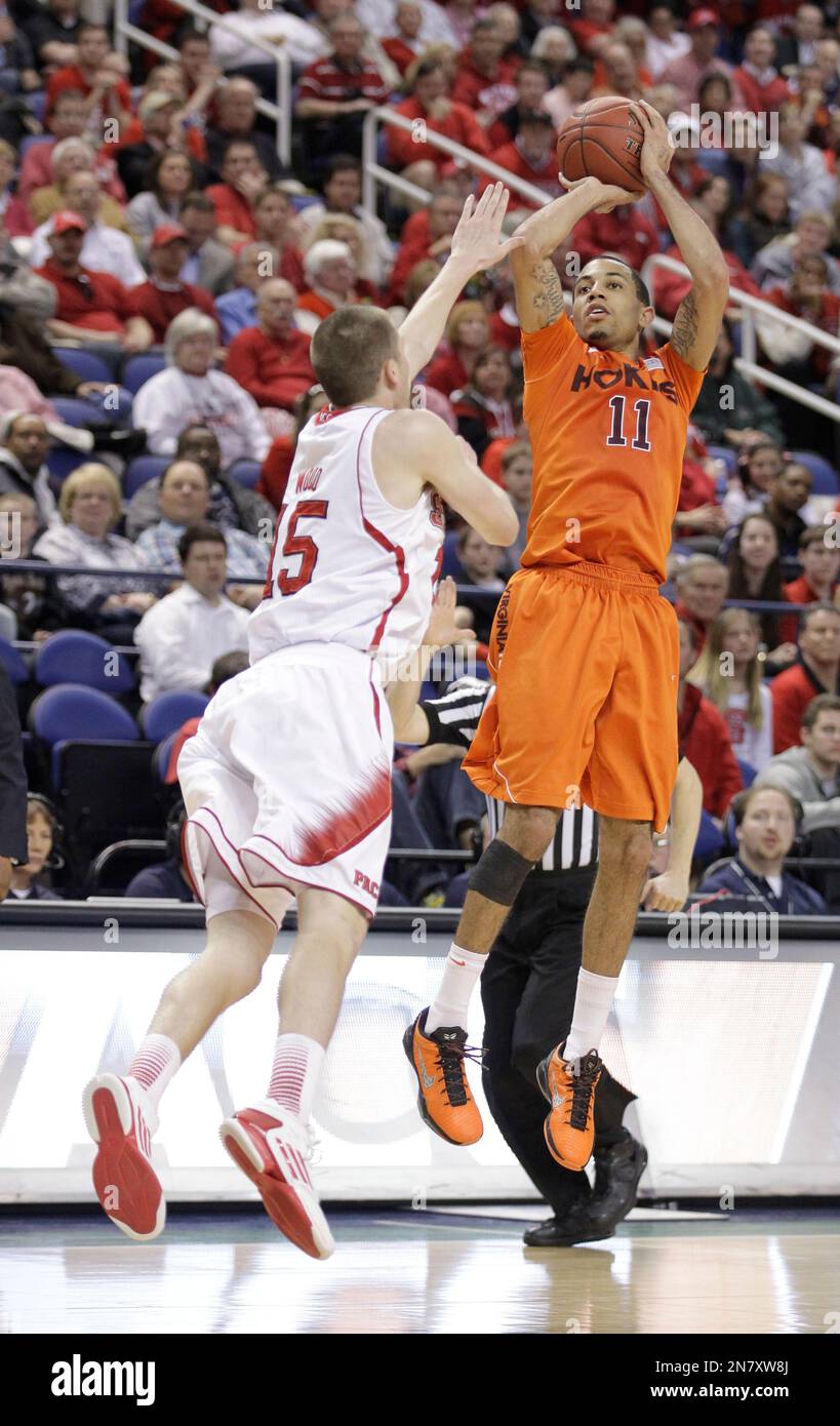 Virginia Tech's Erick Green (11) shoots over North Carolina State's ...