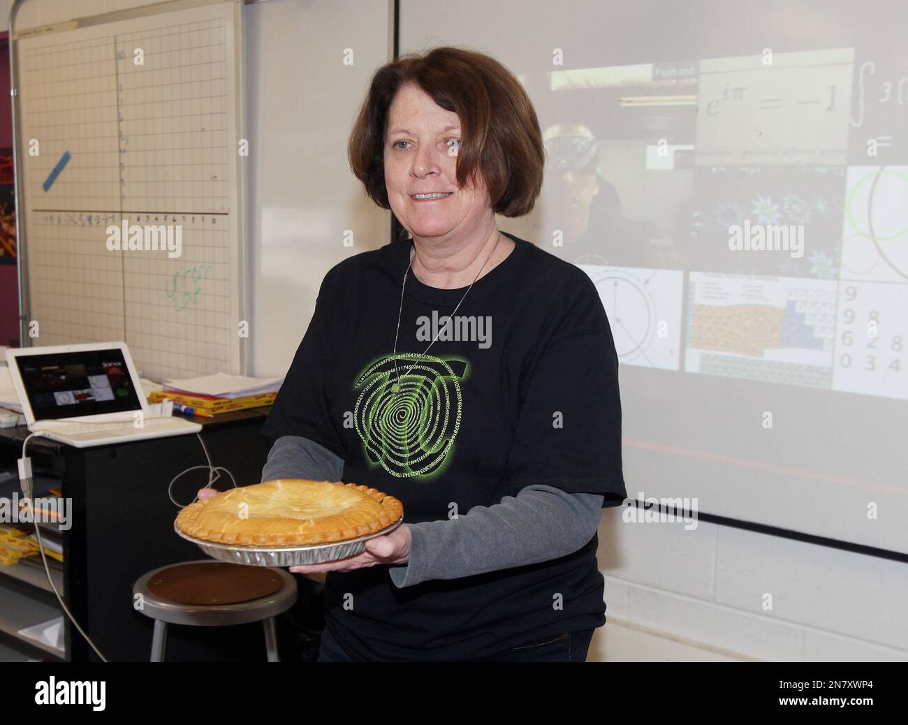 Rosemary Heffernan, a 7th grade math teacher at the Lincoln Brooks ...