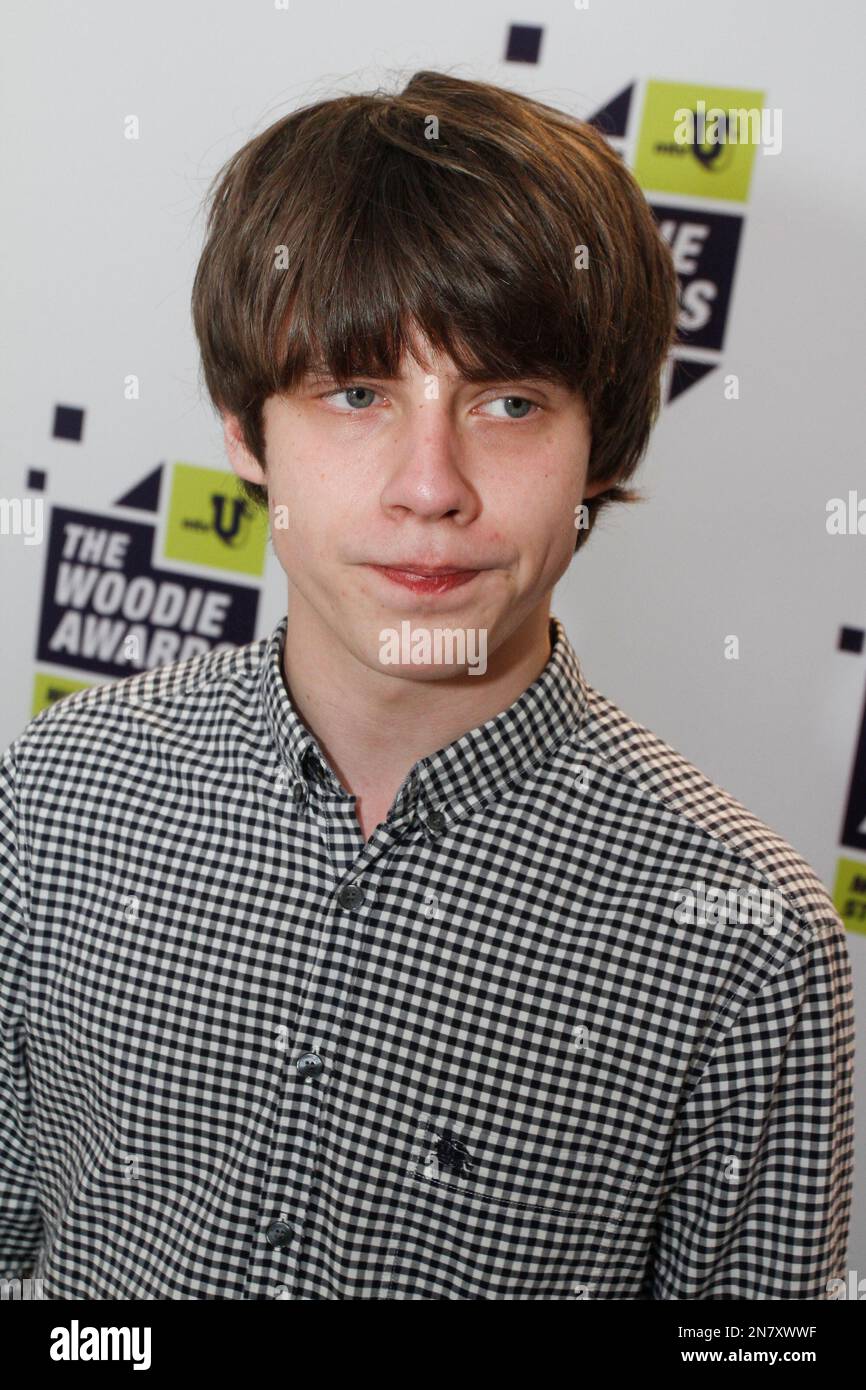 Jake Bugg poses backstage at the mtvU Woodie Awards on Thursday, March ...