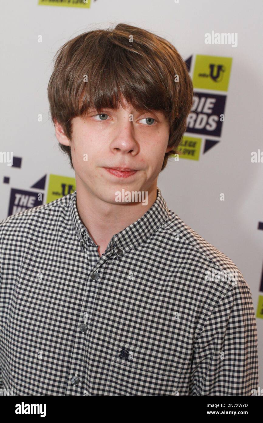 Jake Bugg poses backstage at the mtvU Woodie Awards on Thursday, March ...