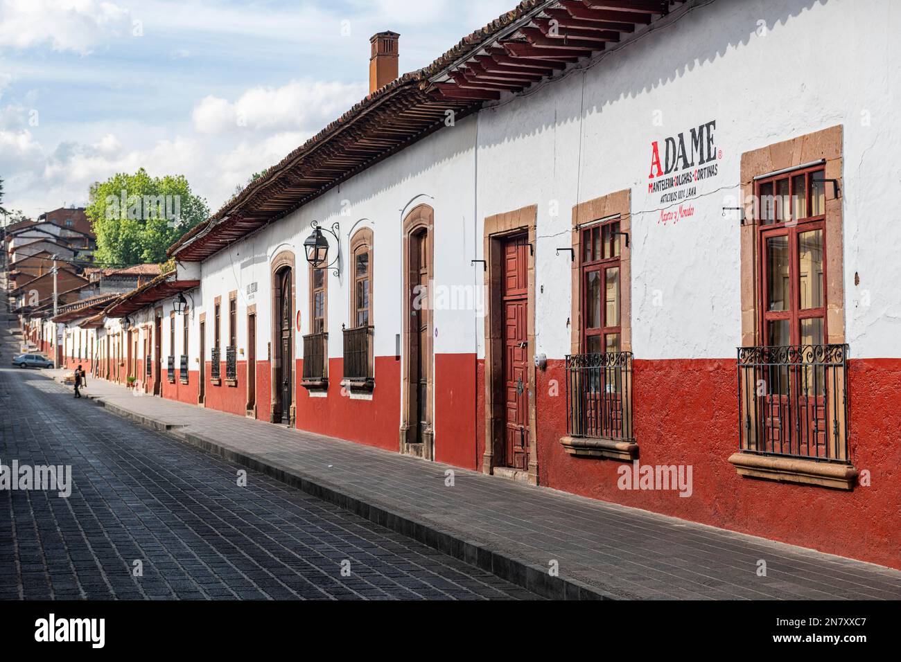 Historic city of Patzcuaro, Michoacan, Mexico Stock Photo - Alamy