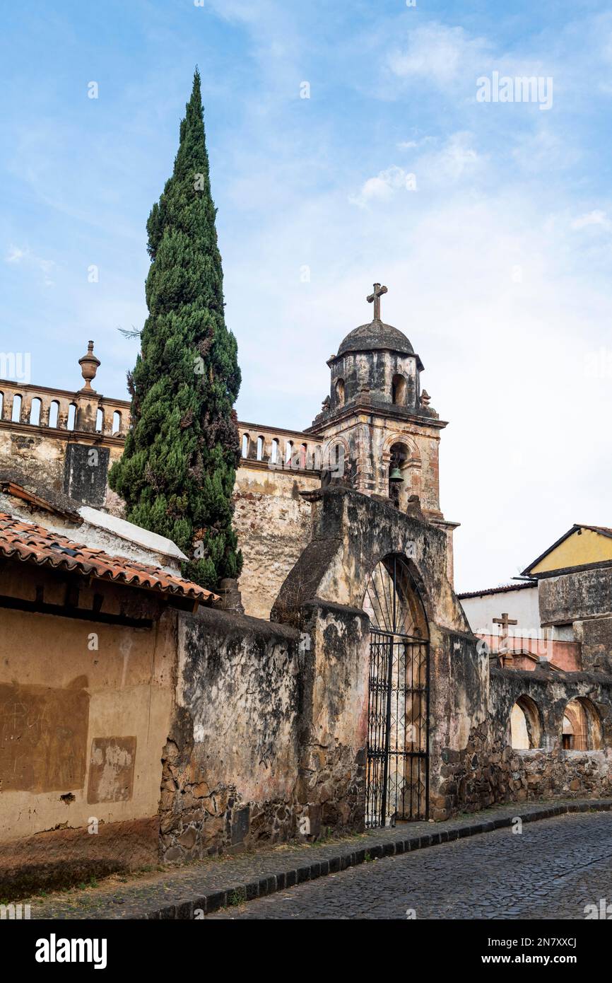 Historic city of Patzcuaro, Michoacan, Mexico Stock Photo - Alamy