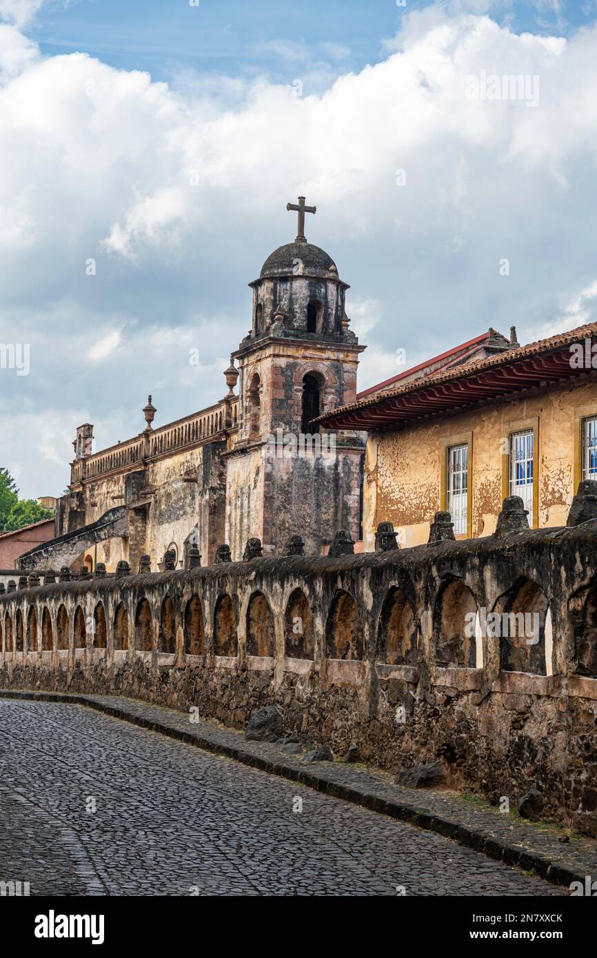 Historic city of Patzcuaro, Michoacan, Mexico Stock Photo - Alamy