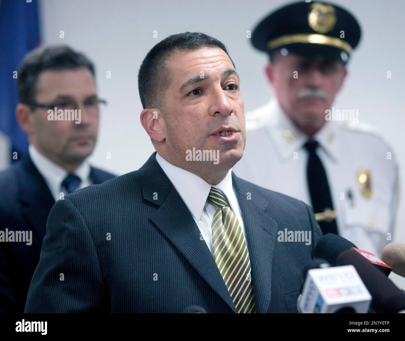New York State Police Superintendent Joseph D'Amico speaks during a ...