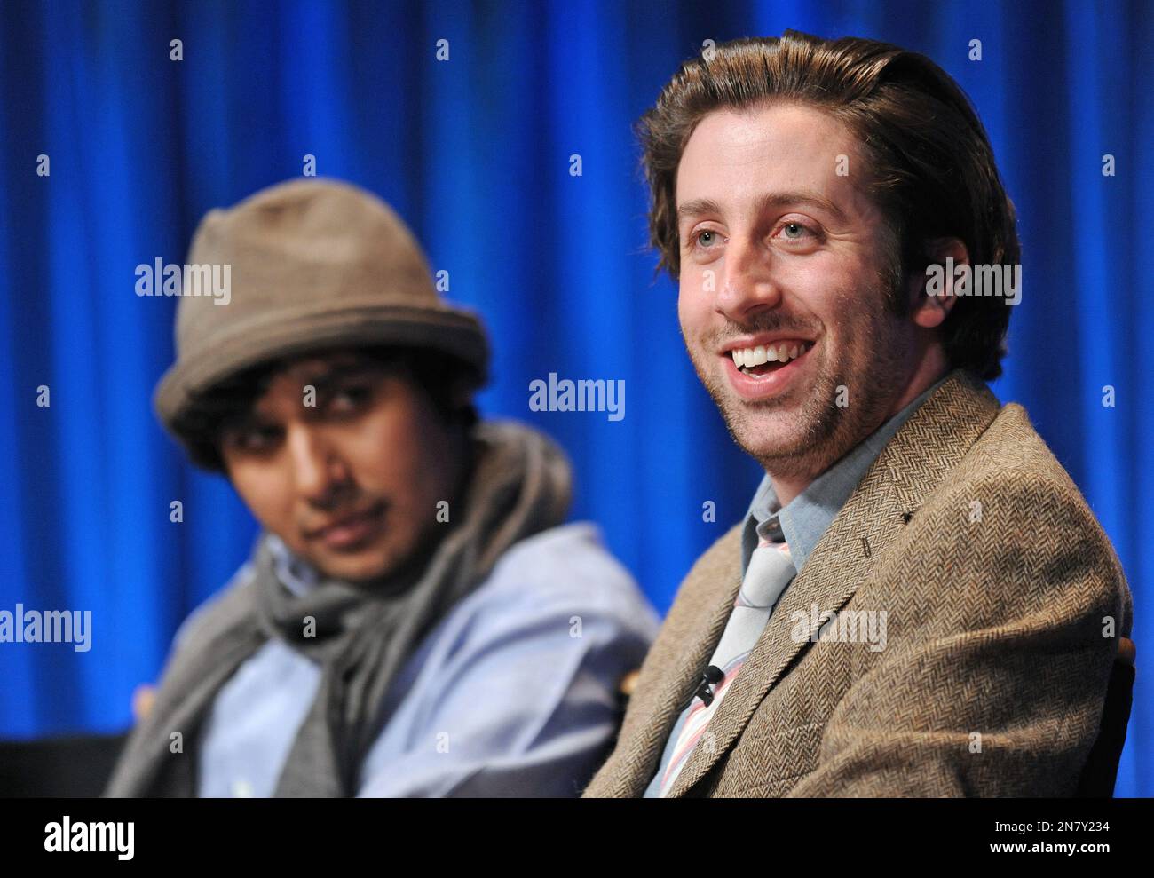 Photo of Kunal Nayyar, left, and Simon Helberg courtesy of Samsung ...