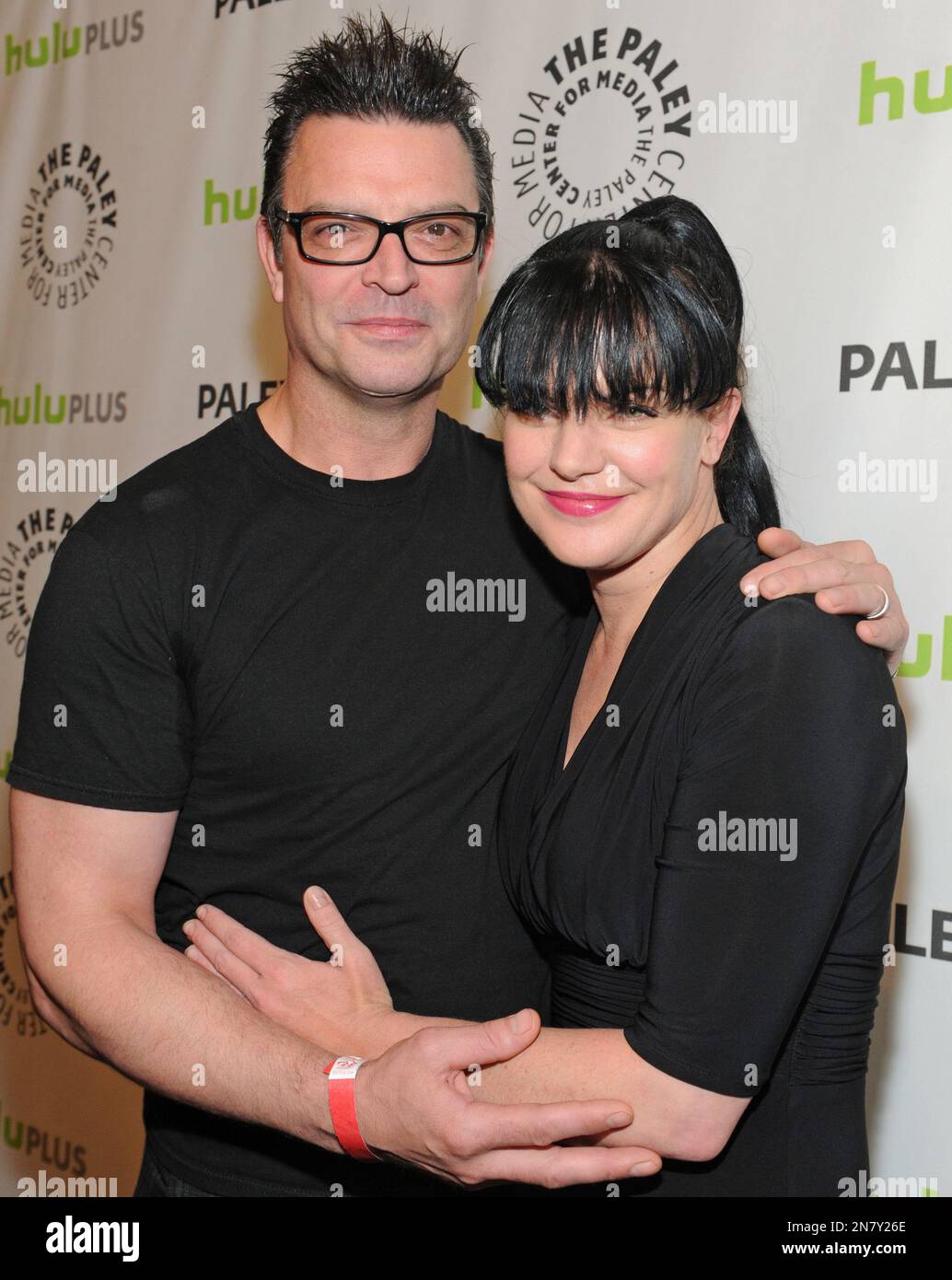 Photo of Pauley Perrette, right, courtesy of Samsung Galaxy, taken ...