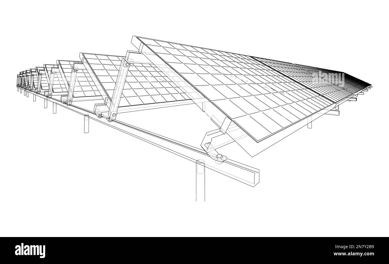 Solar Panel Concept. Vector Stock Vector Image & Art - Alamy