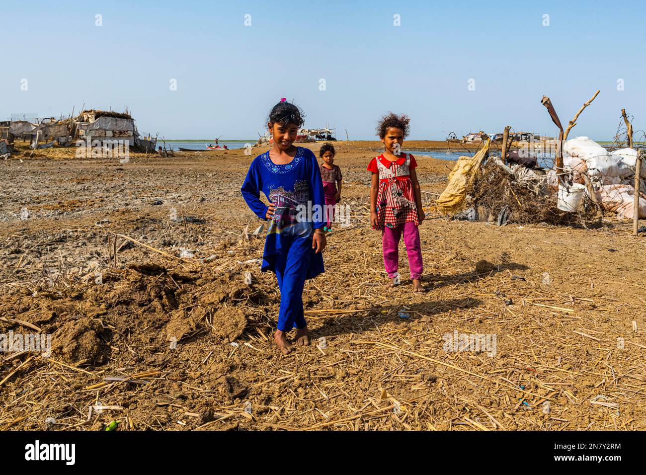 Marsh arab children, Mesopotamian Marshes, Ahwar of southern Iraq ...