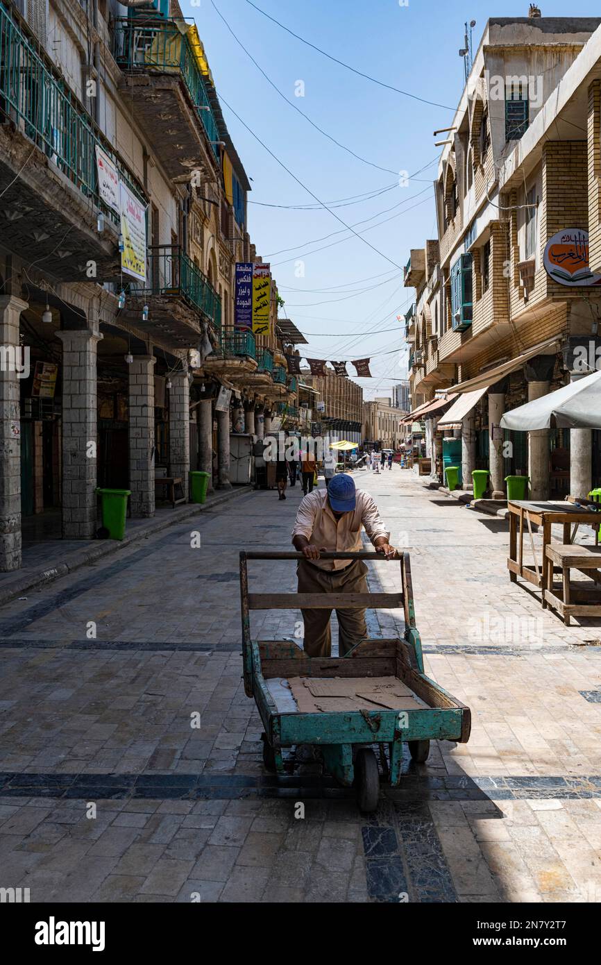 Rashid street, Old town of Baghdad, Iraq Stock Photo - Alamy