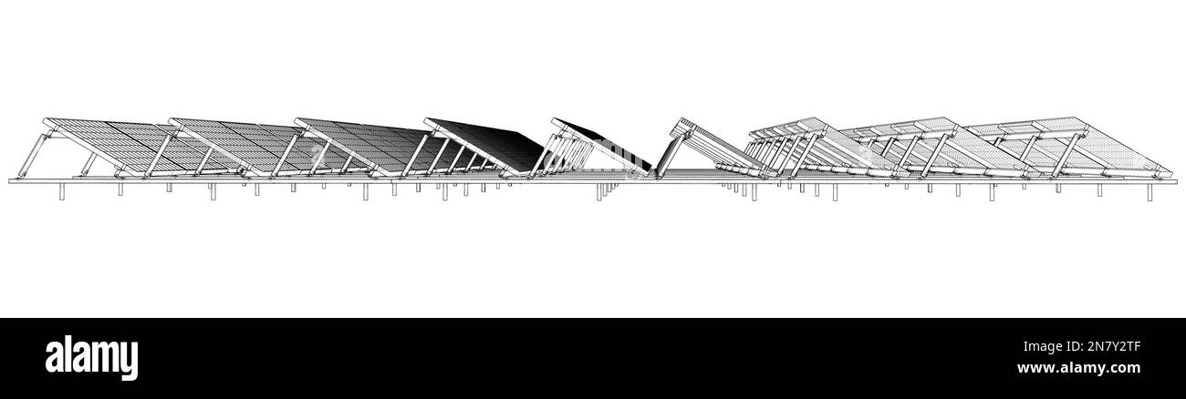 Solar Panel Concept. Vector Stock Vector Image & Art - Alamy