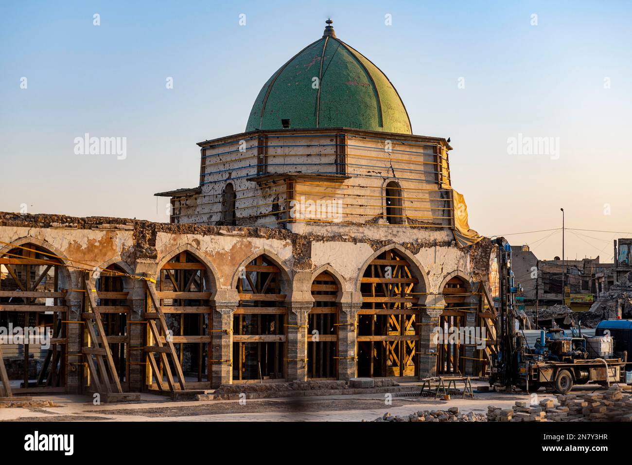 Great Mosque of al-Nuri, Mosul, Iraq Stock Photo - Alamy