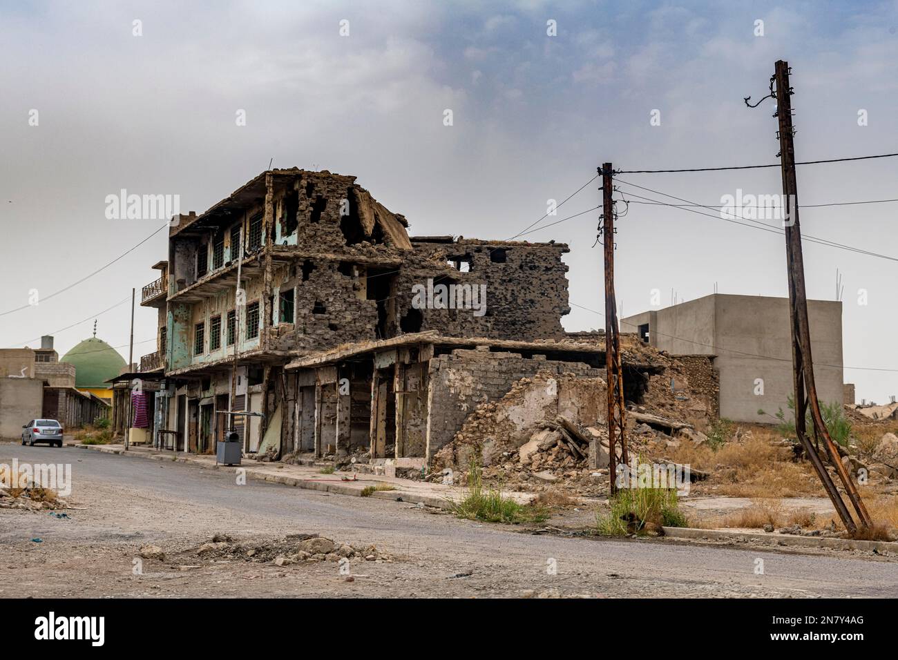 Destroyed houses from ISIS, Mosul, Iraq Stock Photo - Alamy