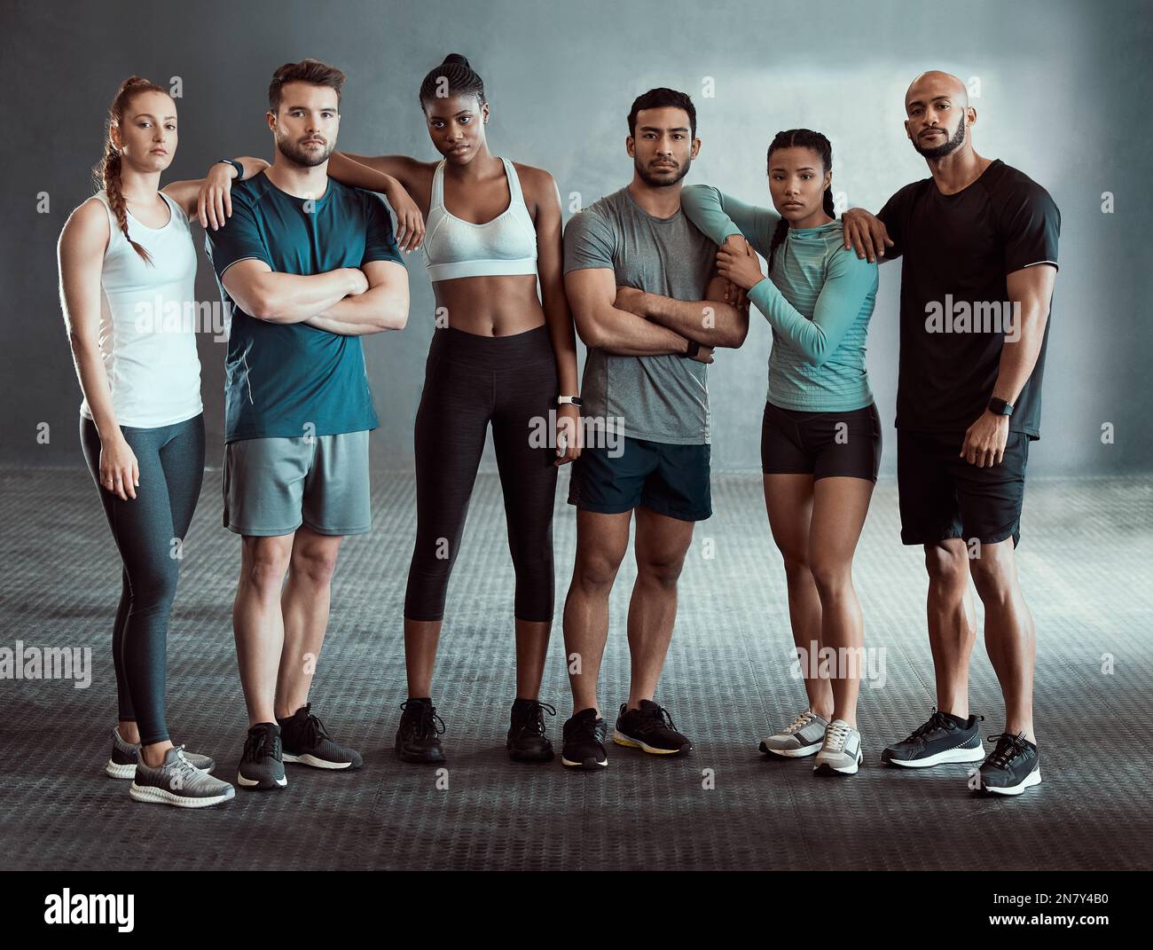 Diverse female gym partners hi-res stock photography and images - Alamy