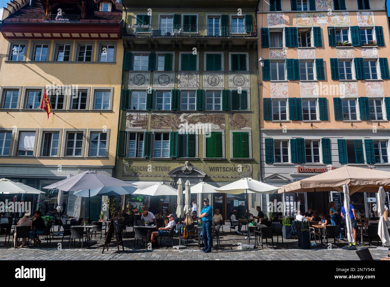 Old town of Lucerne, Switzerland Stock Photo - Alamy