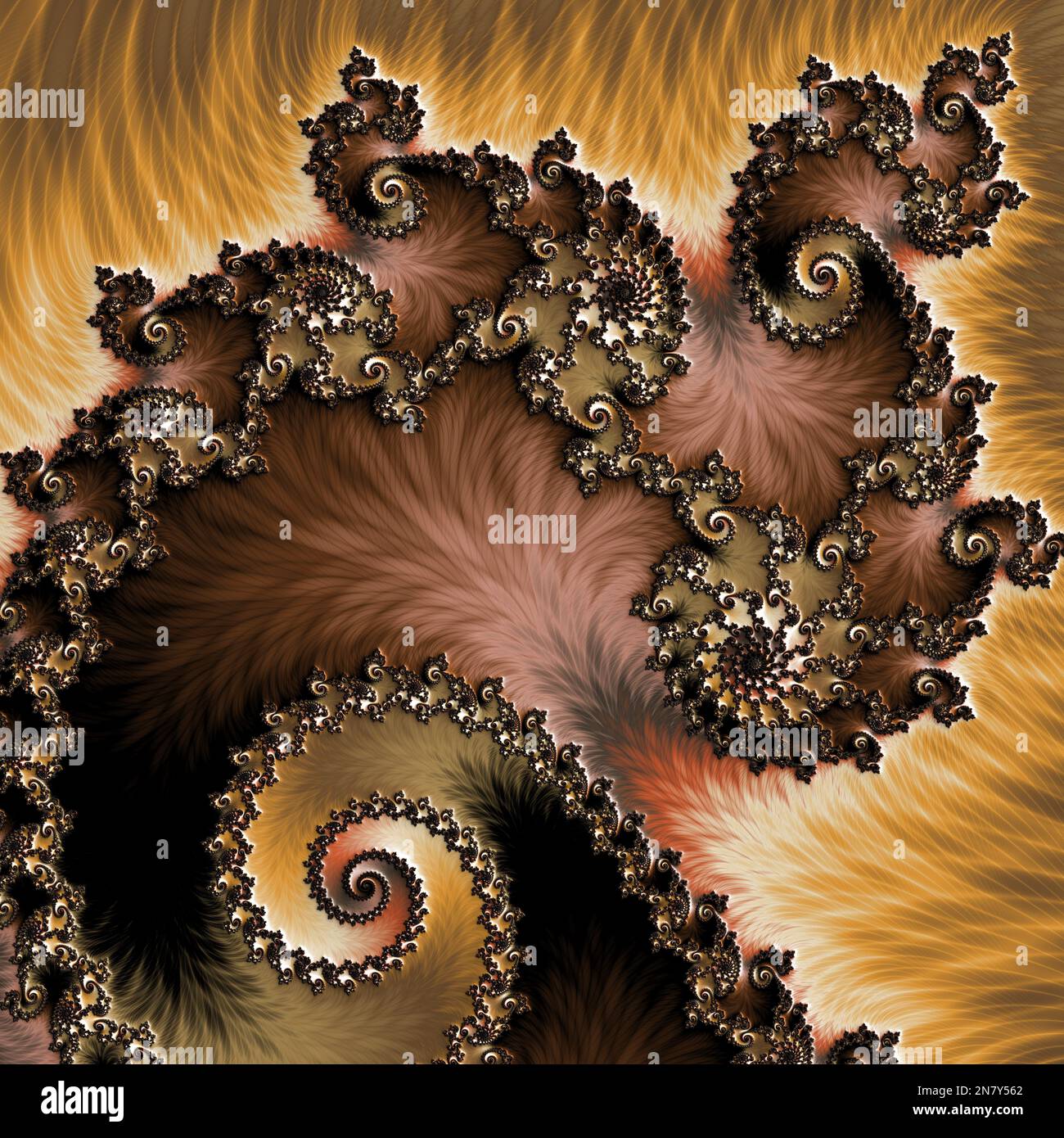 Fractal complex zoom - Mandelbrot set detail, digital artwork for ...