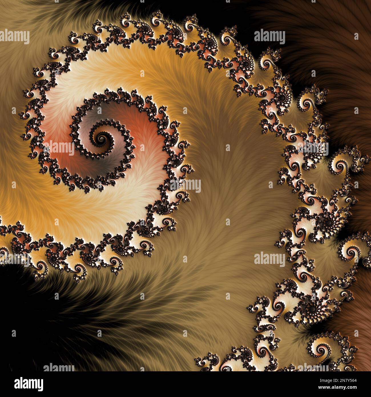 Fractal complex zoom - Mandelbrot set detail, digital artwork for ...