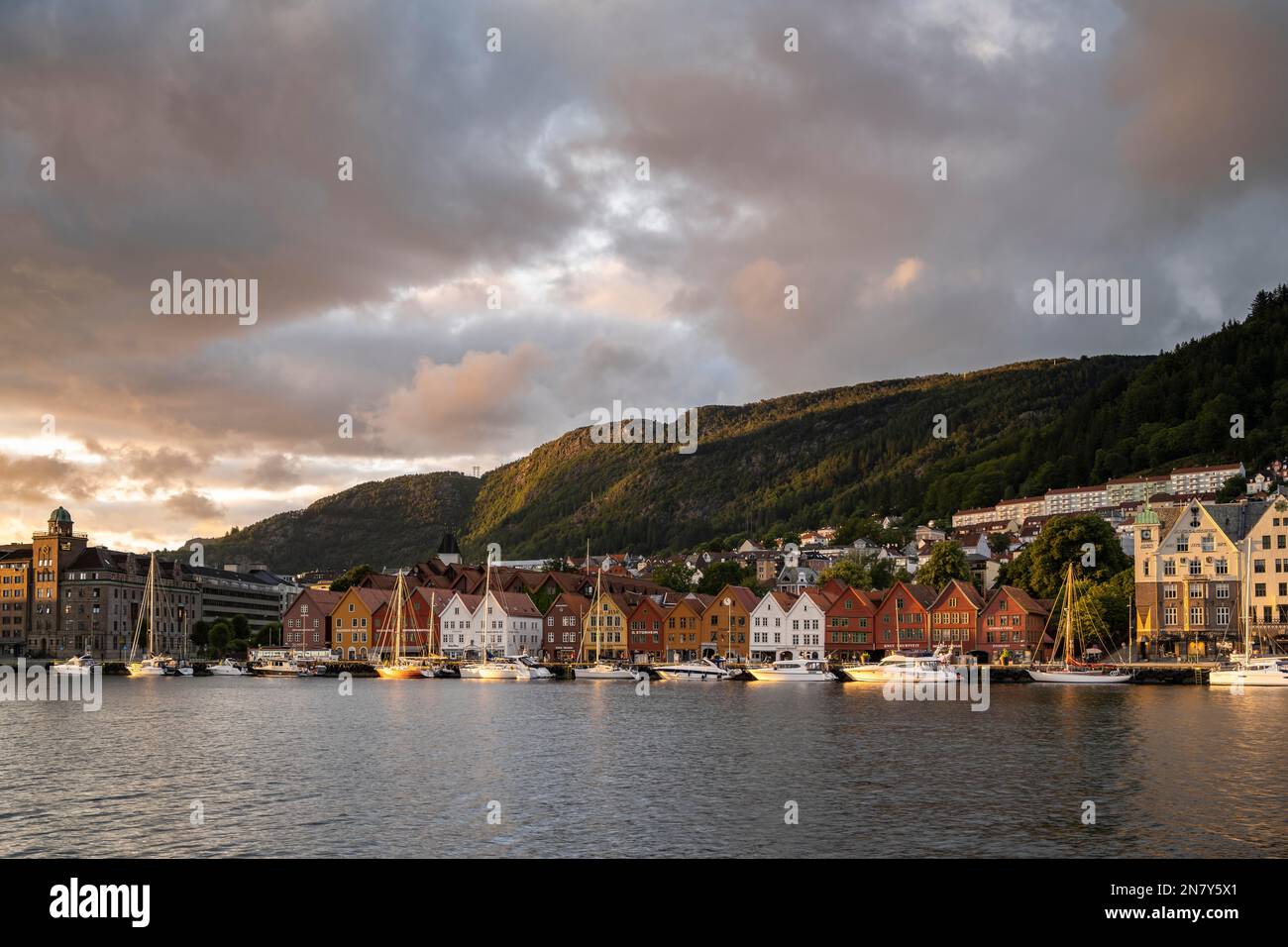 Hanseatic Quarter, Bryggen, Unesco World Heritage Site, Bergen, Norway ...