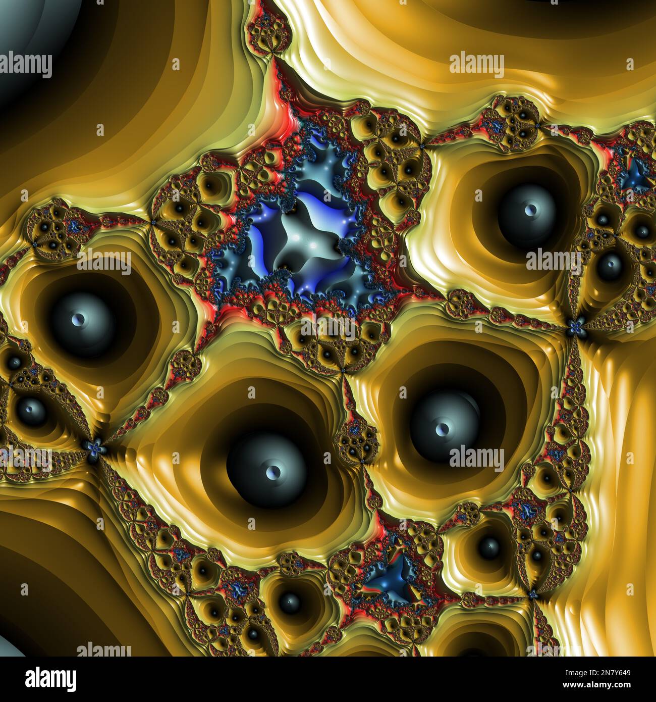 Fractal complex zoom - Mandelbrot set detail, digital artwork for ...
