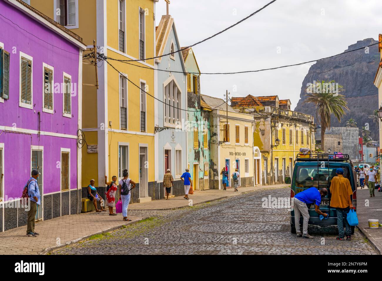 Cityscape Santo Antao Island Cape Verde Stock Photo - Alamy