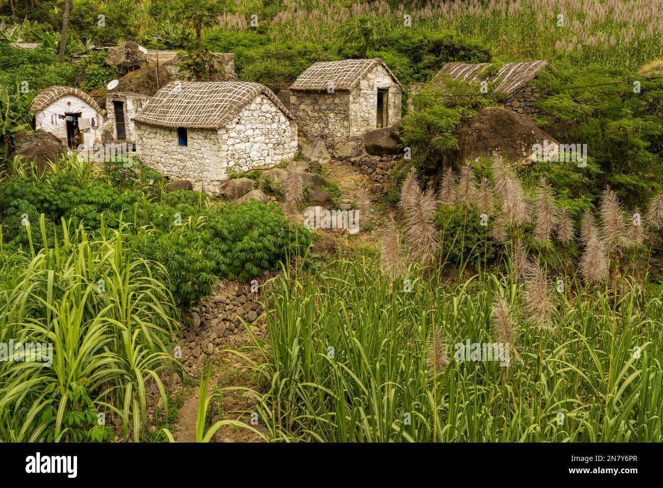 Historical Buildings Santo Antao Island Cape Verde Stock Photo - Alamy