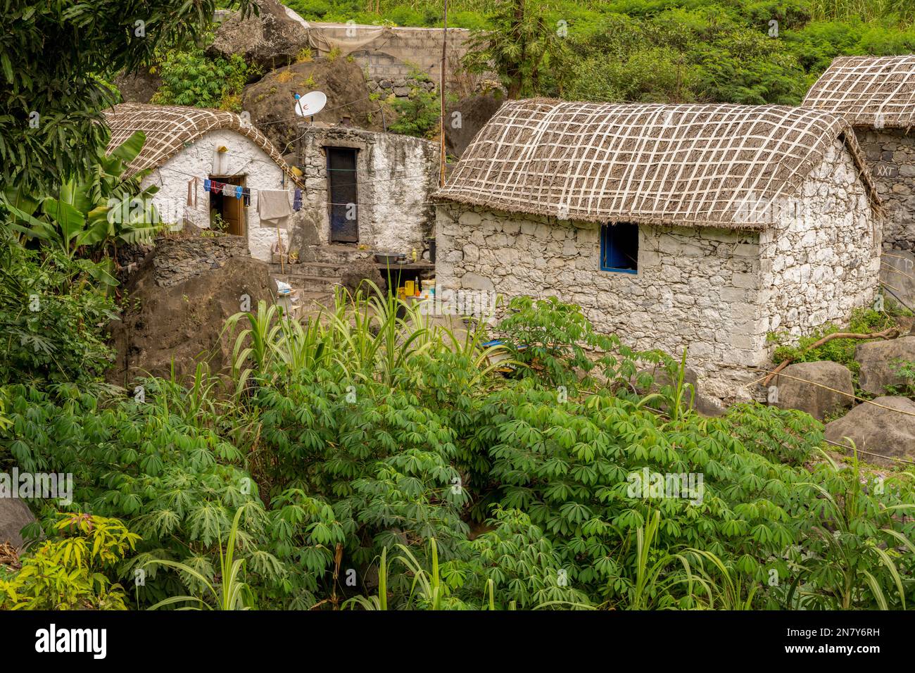 Historical Buildings Santo Antao Island Cape Verde Stock Photo - Alamy