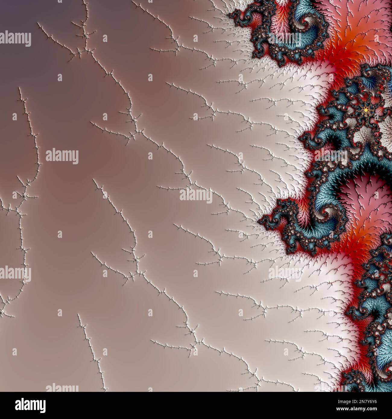 Fractal complex zoom - Mandelbrot set detail, digital artwork for ...