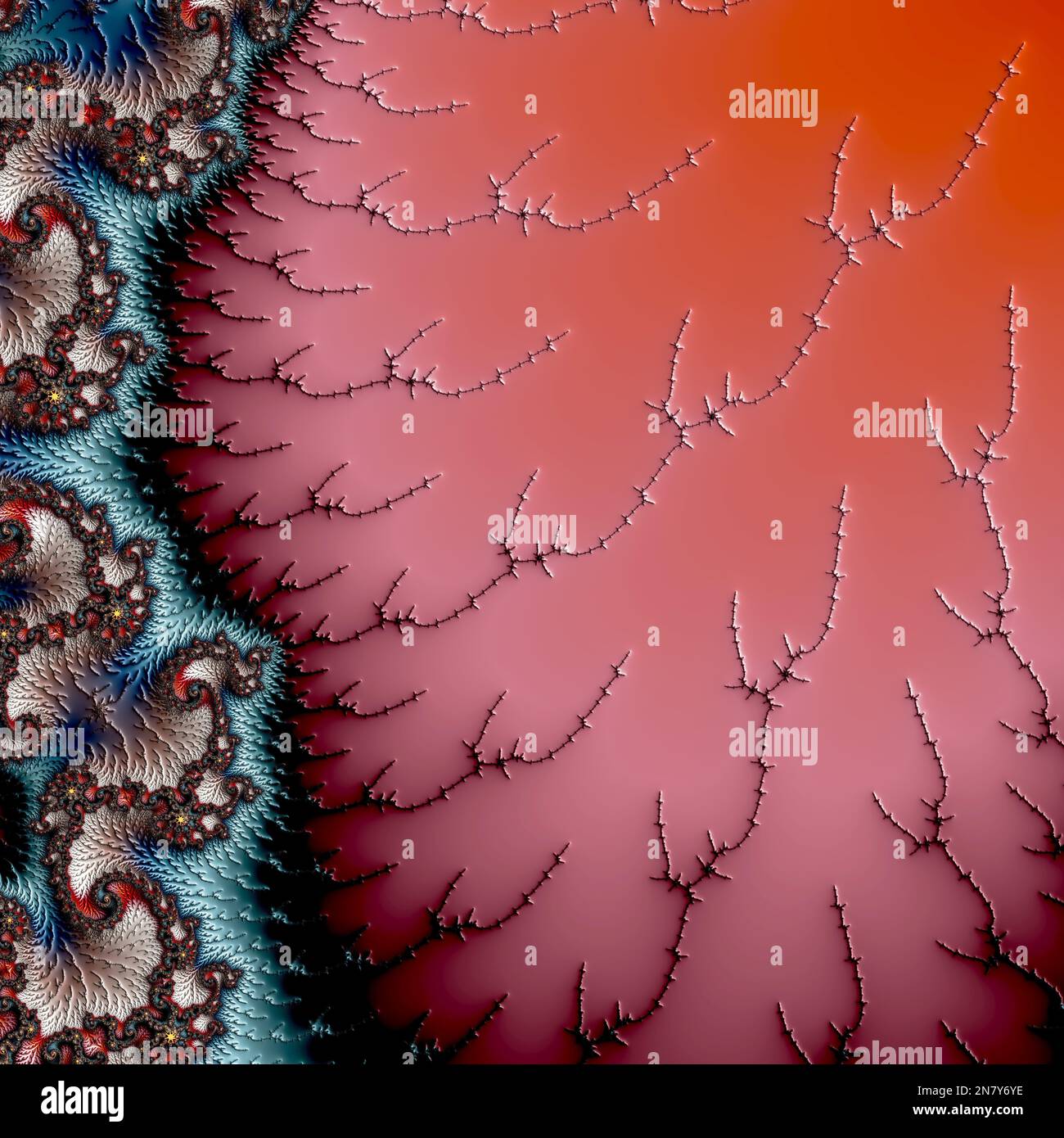 Fractal complex zoom - Mandelbrot set detail, digital artwork for ...