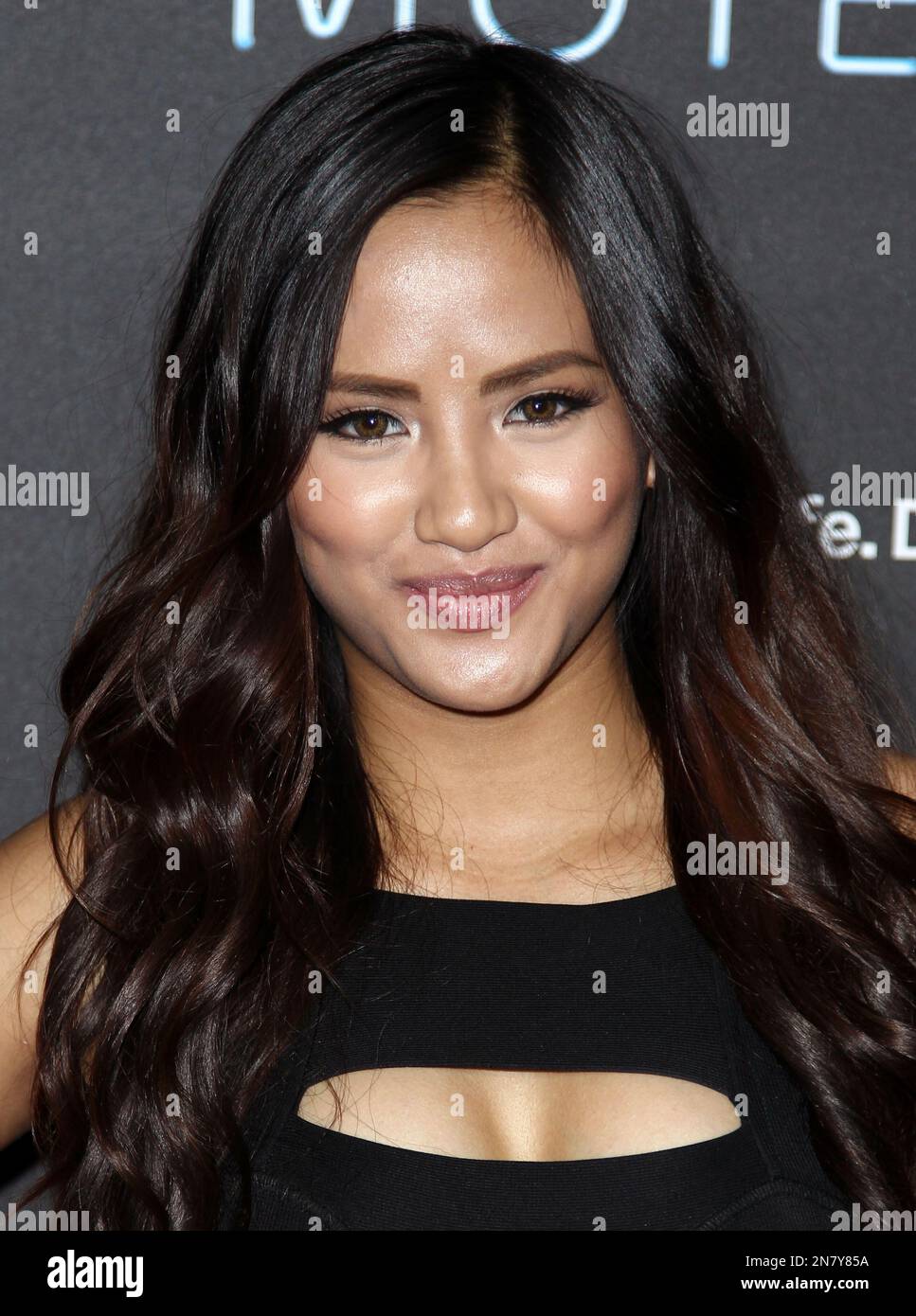 Cast member Emmalyn Estrada arrives at the premiere of the A&E ...