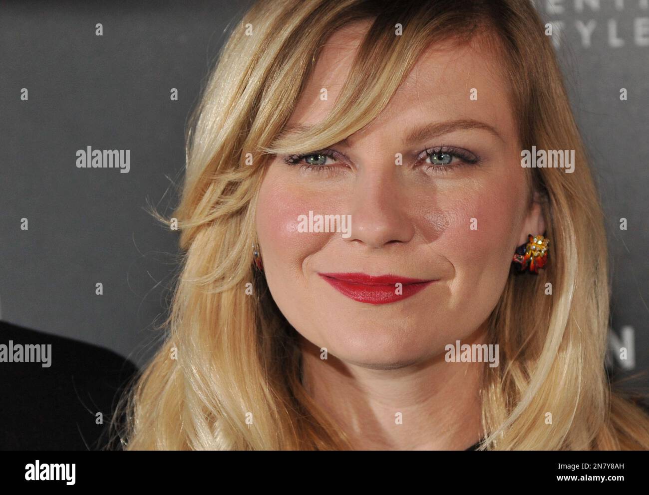 Kirsten Dunst, a cast member in "Upside Down," poses at a special ...