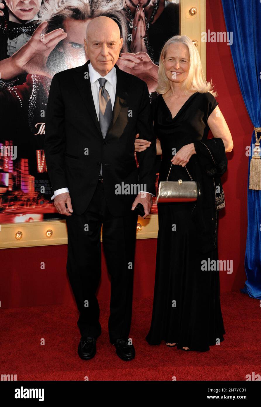 Actor Alan Arkin, left, and his wife, Suzanne Newlander Arkin arrive at ...