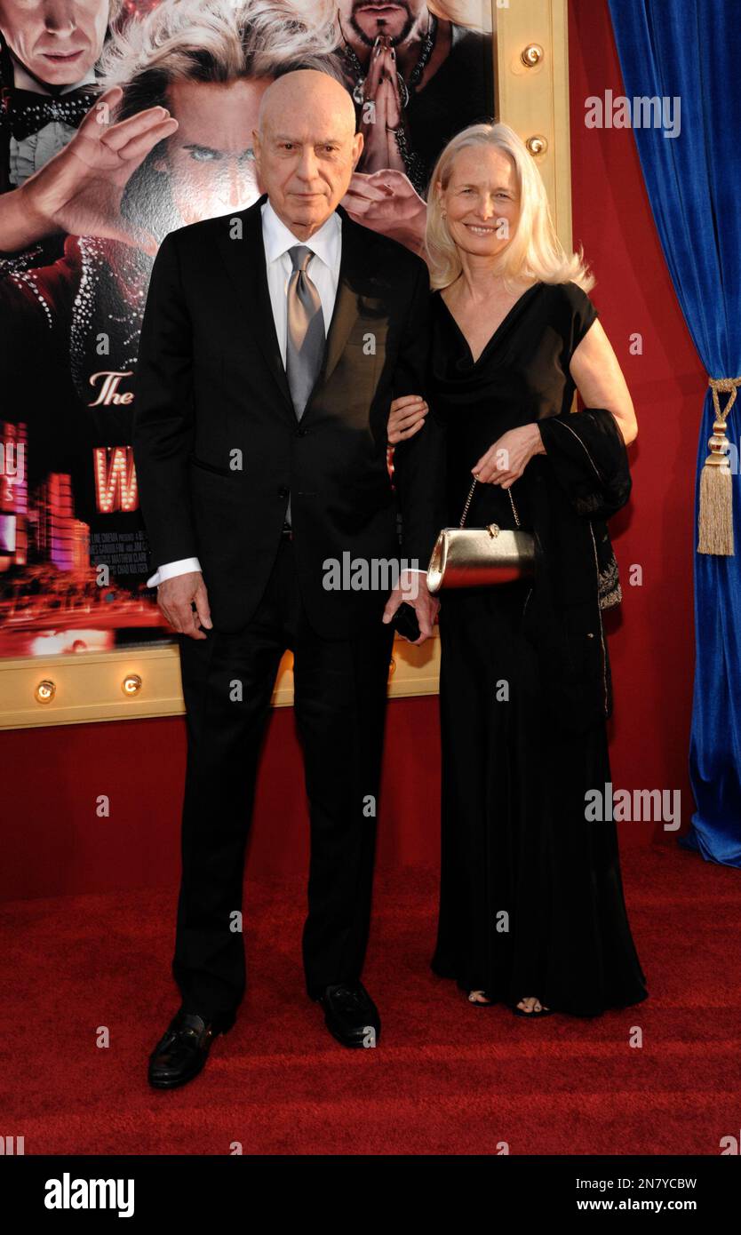 Actor Alan Arkin, left, and his wife, Suzanne Newlander Arkin arrive at ...