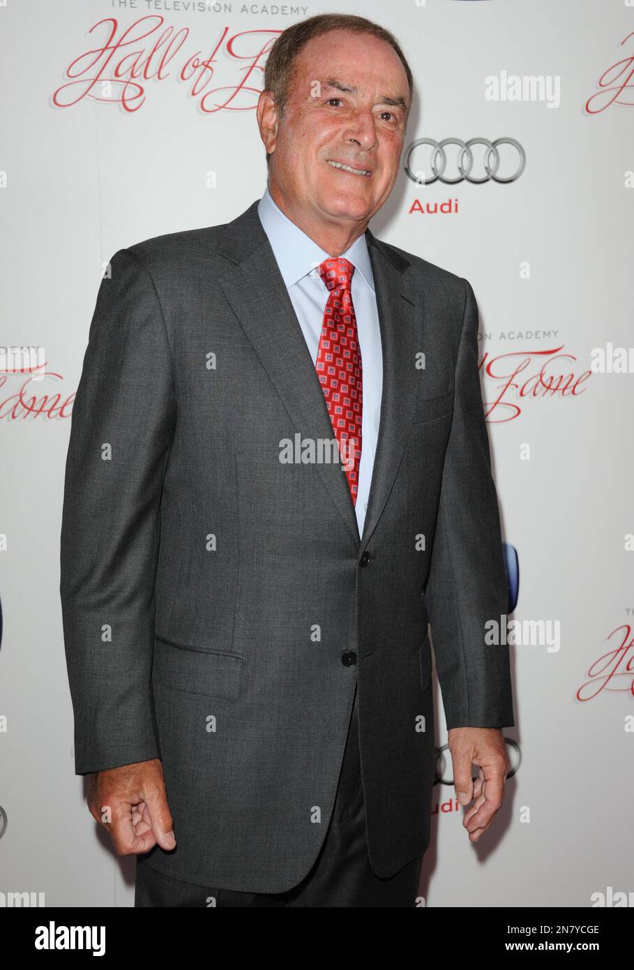Al Michaels arrives at The Academy of Television Arts and Sciences ...
