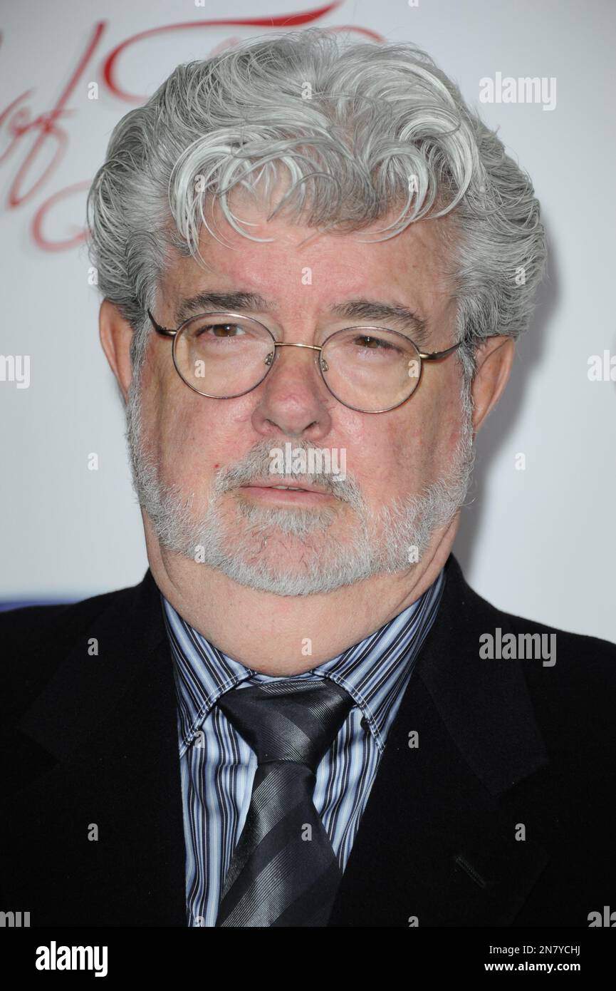George Lucas arrives at The Academy of Television Arts and Sciences ...